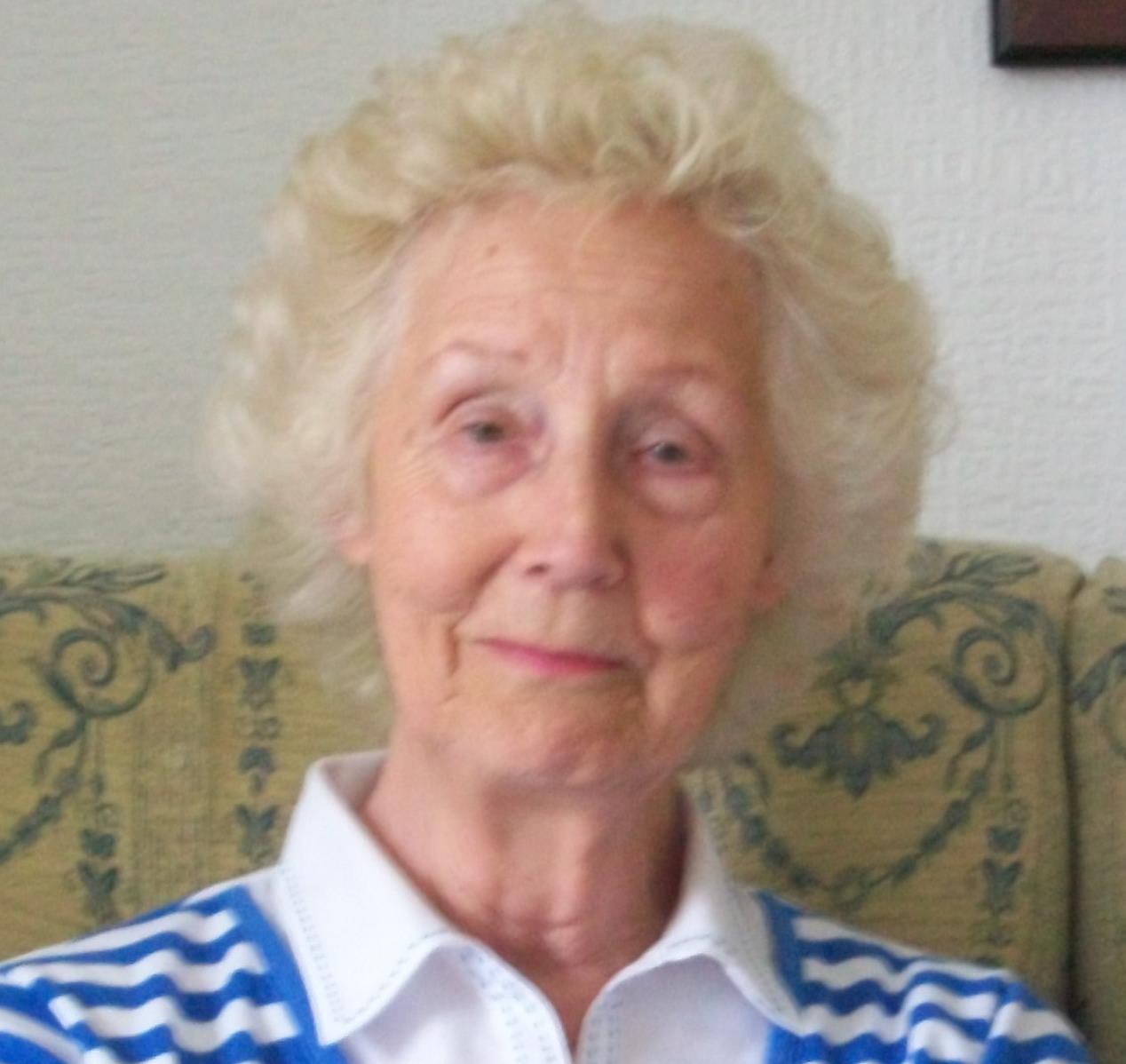 Funeral Notice for Mrs Peggy Sutherland