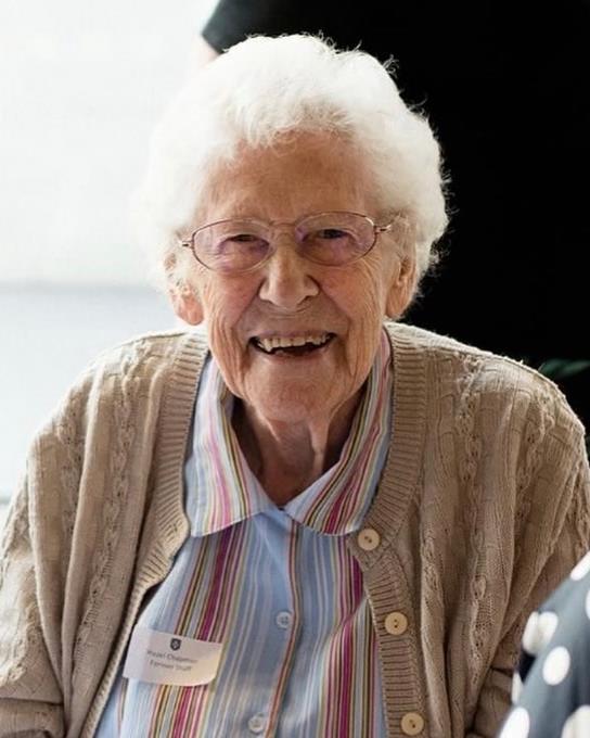 Funeral Notice for Miss Hazel Merry Chapman