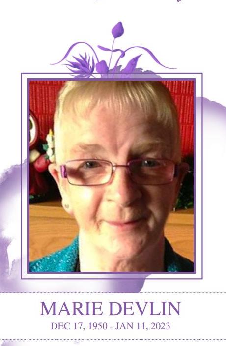 Funeral Notice for Ms Marie Devlin